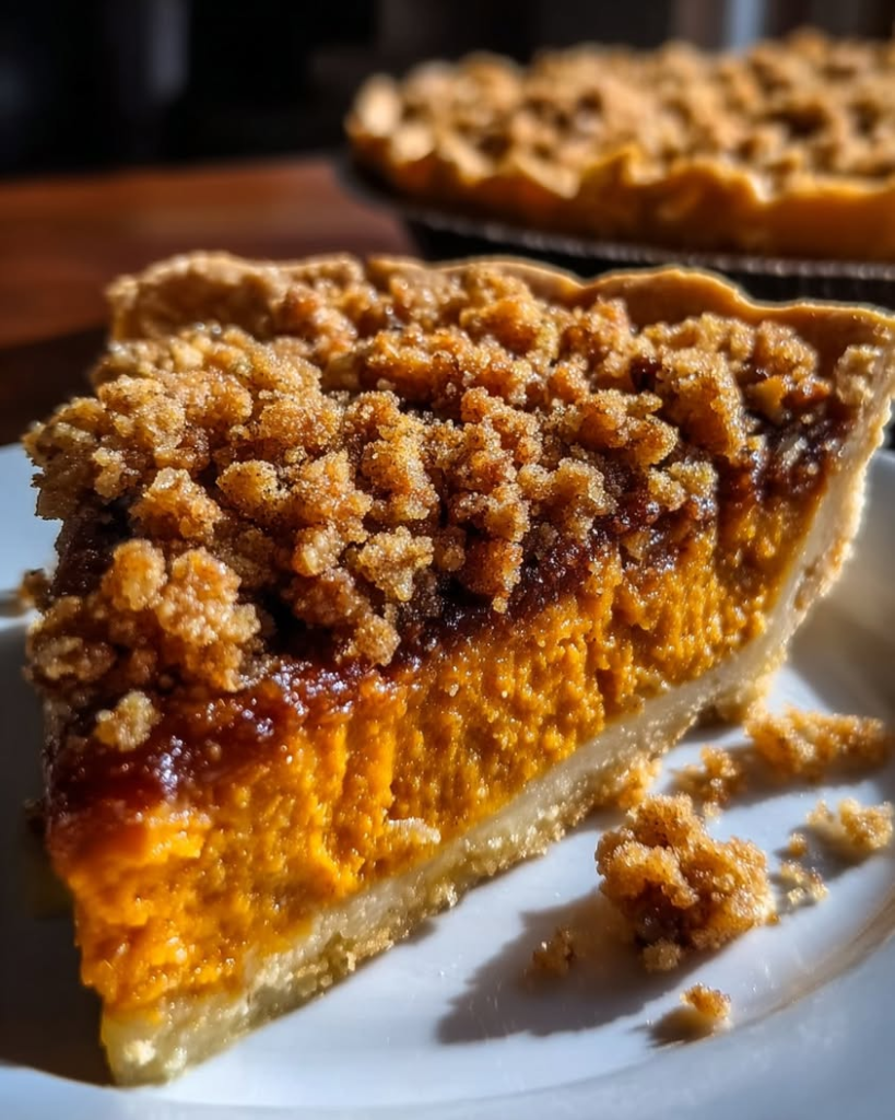 Southern Soul Sweet Potato Pie with Pecan Crunch Recipe