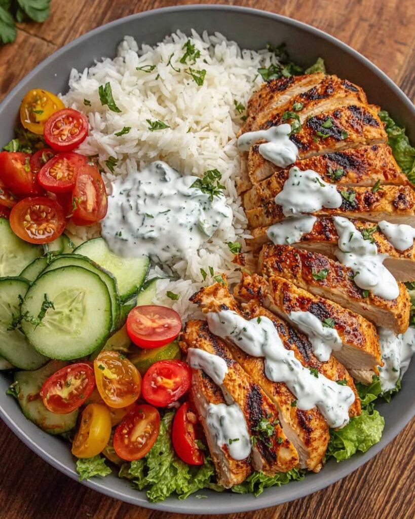 Loaded Grilled Chicken Tzatziki Bowls: A Fresh & Flavorful Meal