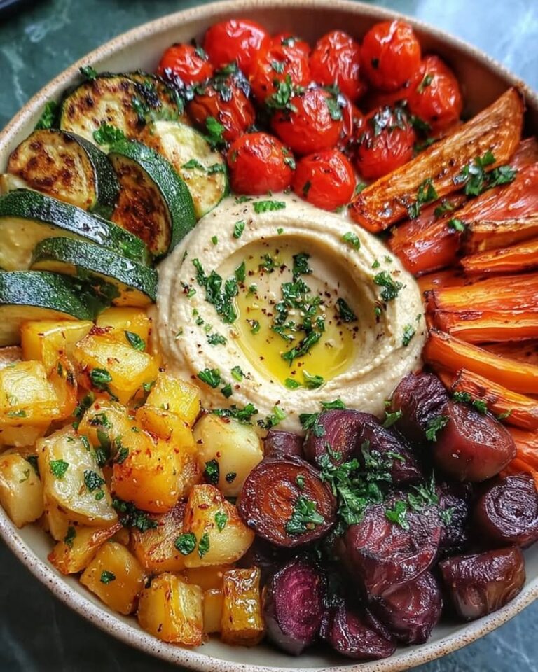 The Ultimate Roasted Veggie and Hummus Bowl Recipe for a Healthy Lunch