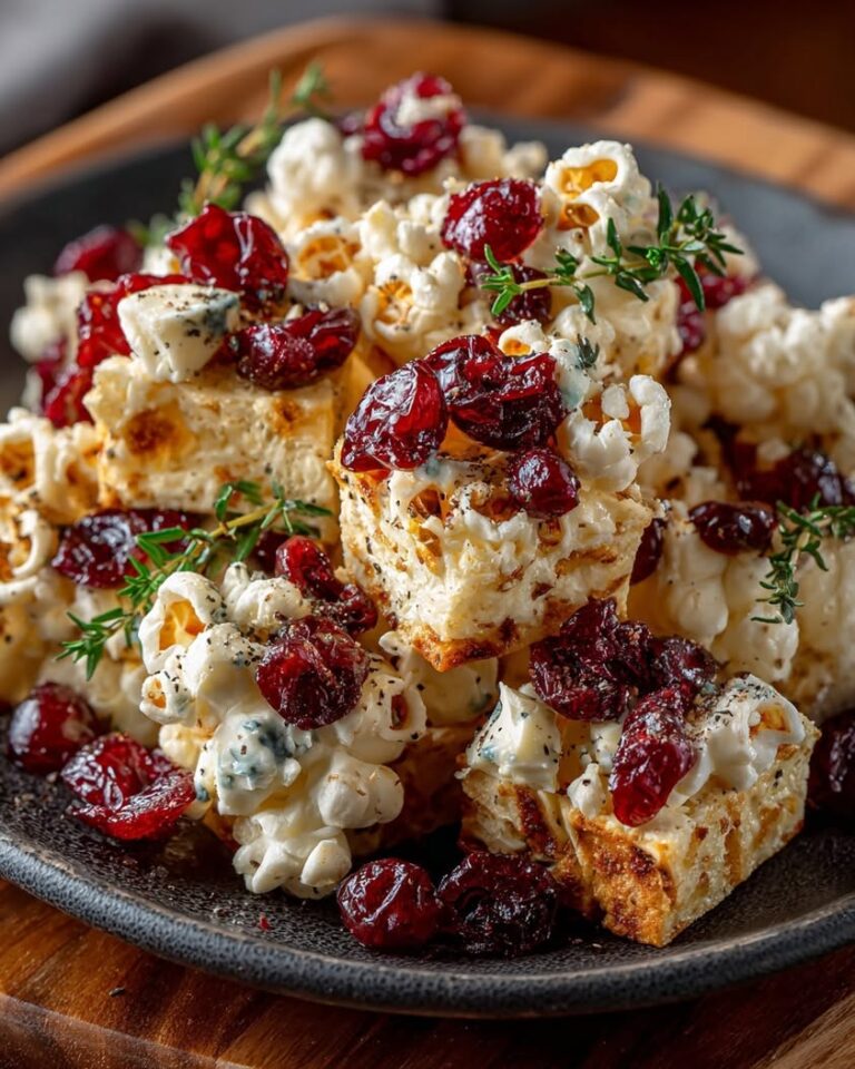 Cranberry Brie Popcorn Bites: An Easy Elegant Holiday Appetizer