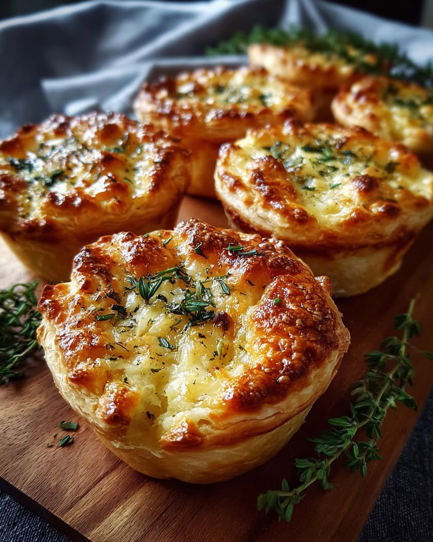 Mini Sweet Potato Gruyère Pot Pies: A Cozy Savory Bite