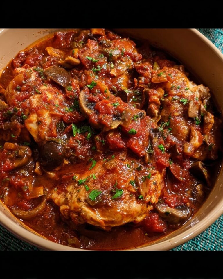 Authentic Italian Chicken Cacciatore Recipe