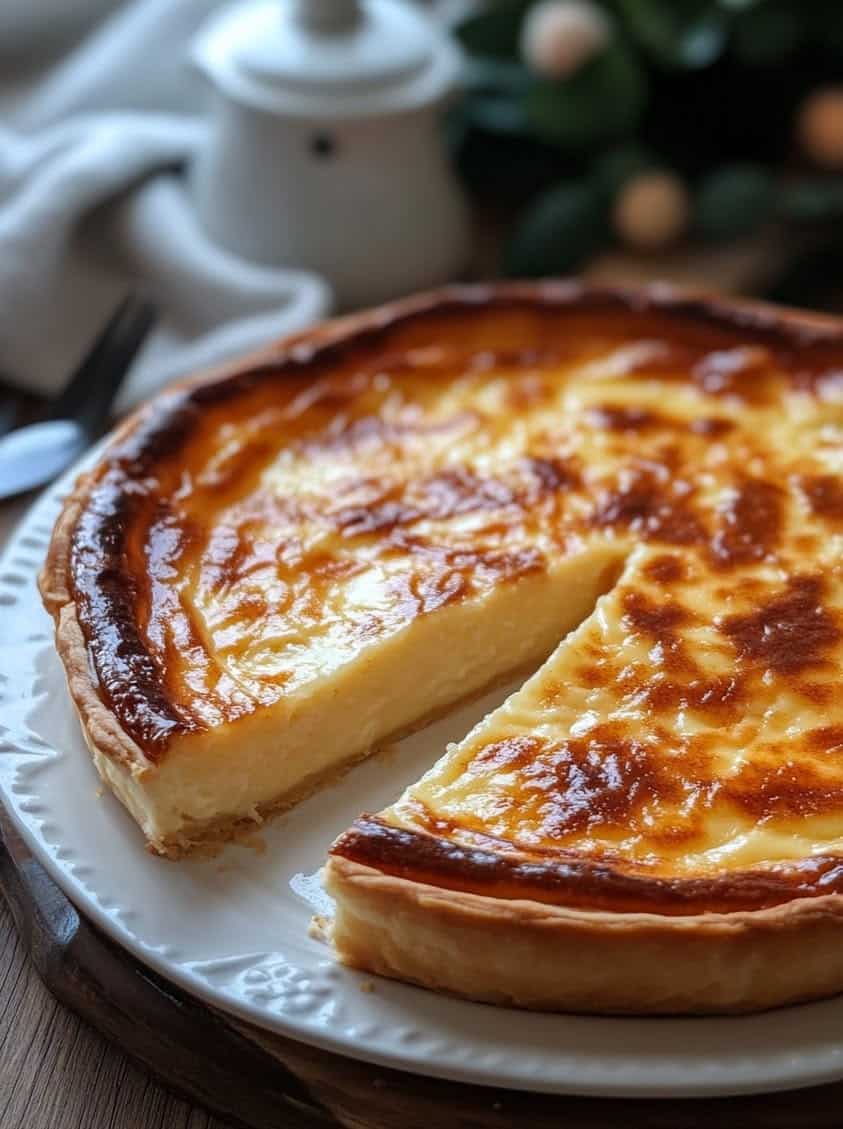 Classic French Vanilla Custard Tart Recipe