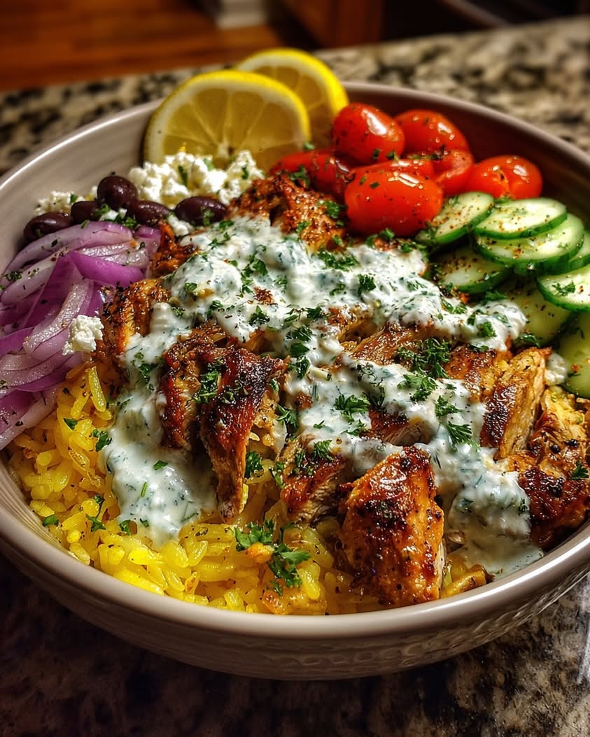 Greek Chicken Gyro Bowls with Tzatziki: A Flavorful Weeknight Meal