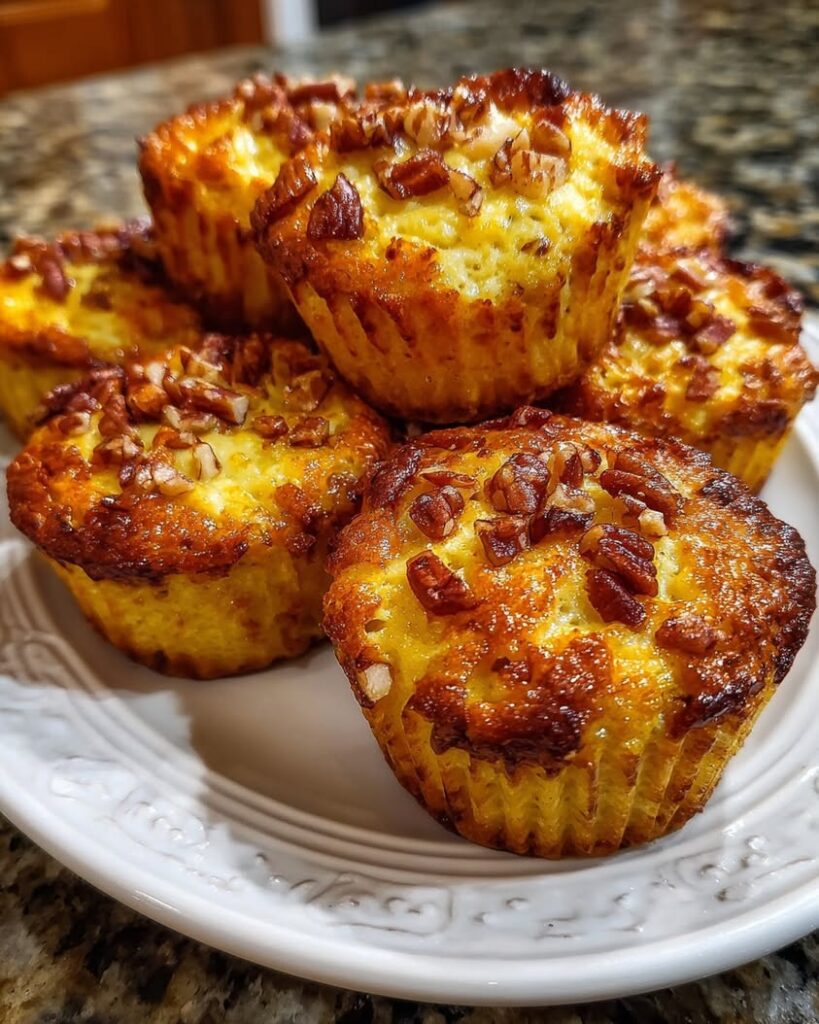 Keto Cinnamon Pecan Muffins with Cottage Cheese Recipe