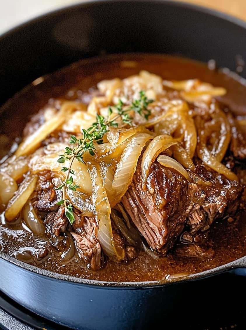 Slow-Braised French Onion Pot Roast: The Ultimate Family Feast