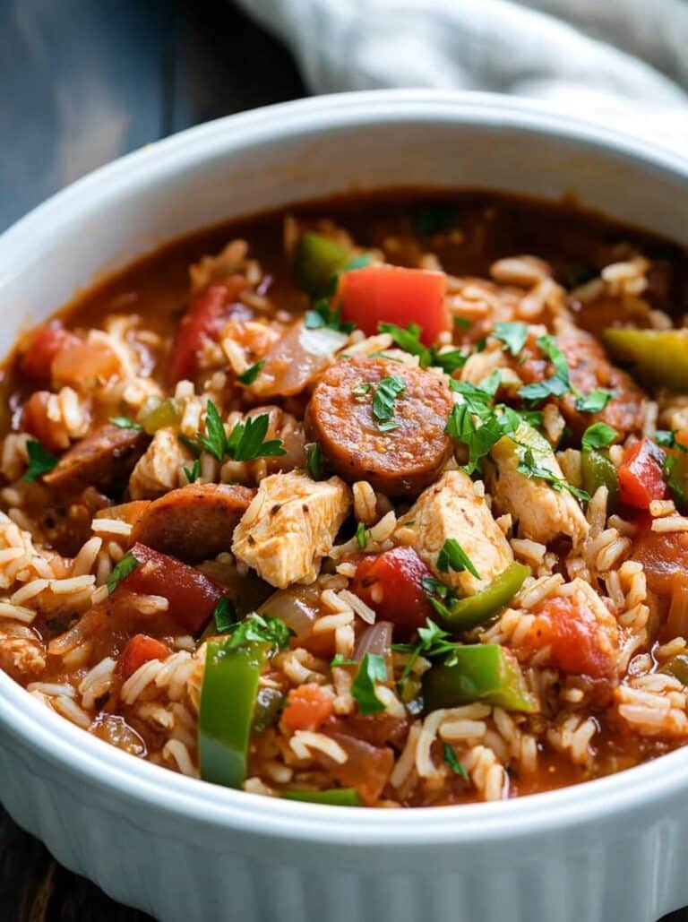 Slow Cooker Chicken Jambalaya Comfort Recipe