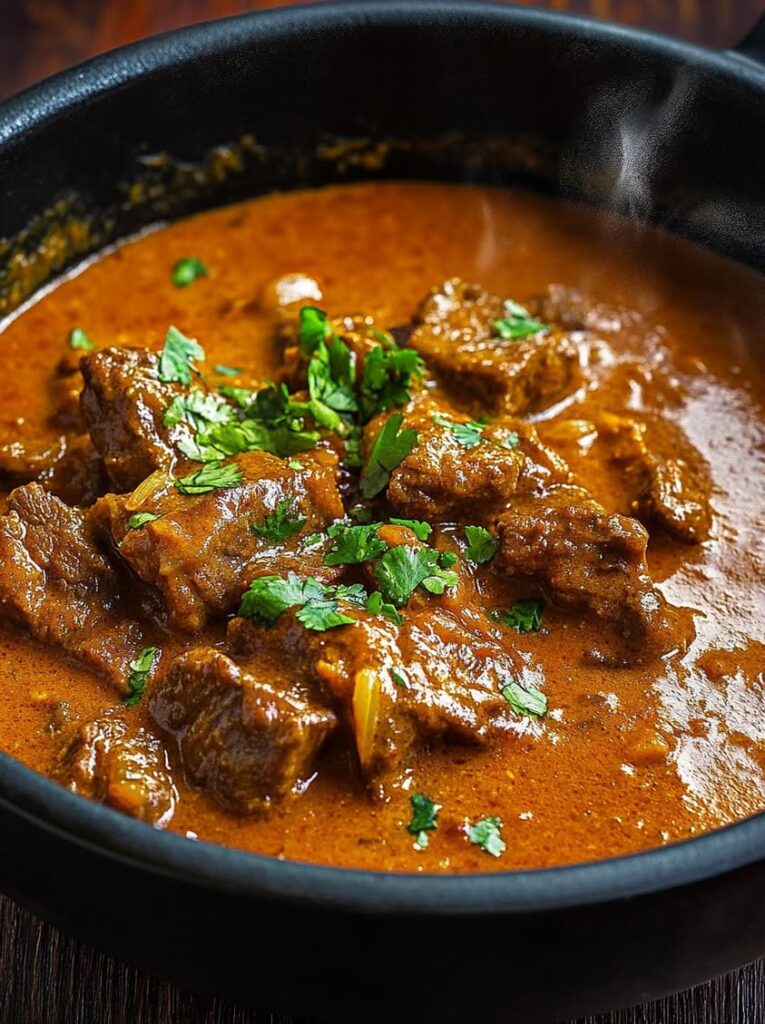 Slow-Simmered Penang Beef Curry: Aromatic Coconut and Spice Recipe
