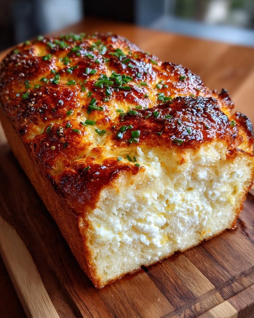 Easy 2-Ingredient Cottage Cheese Bread Recipe