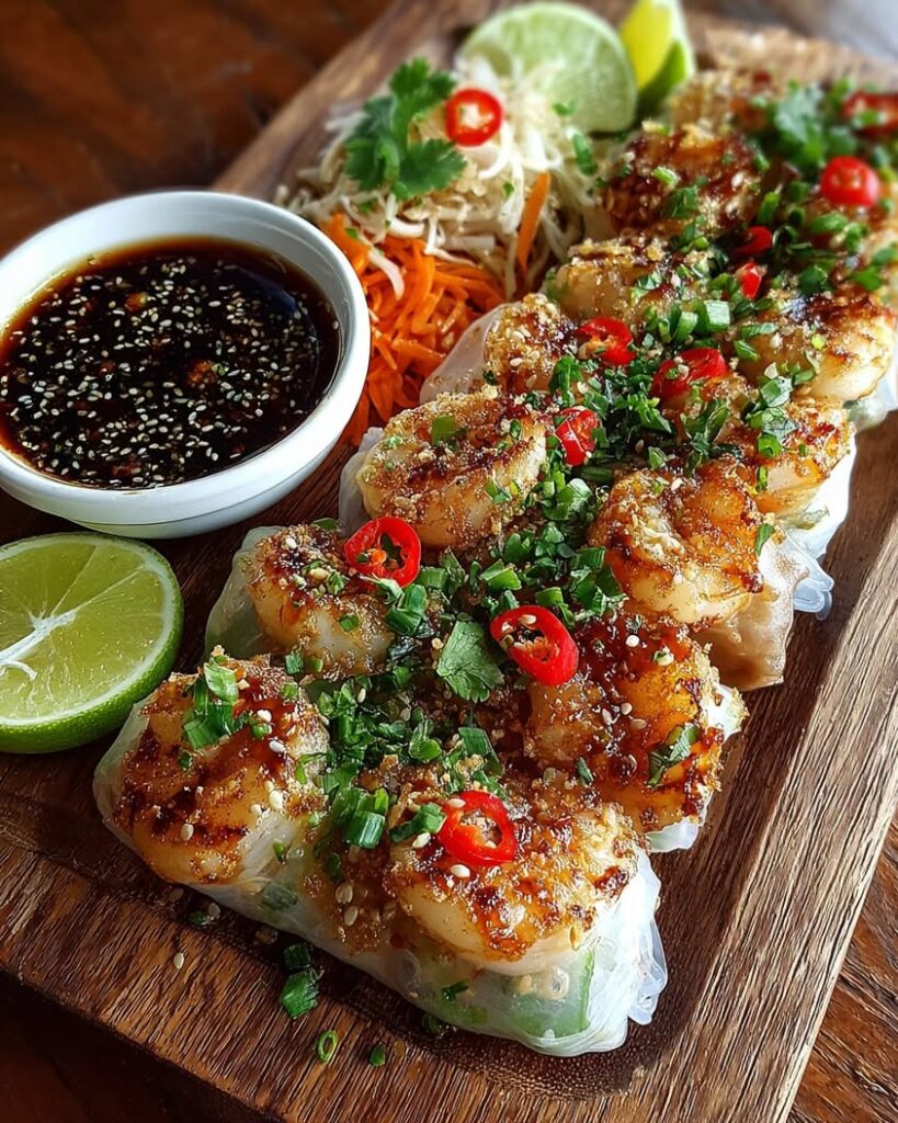 Crispy Rice Paper Shrimp Rolls Recipe